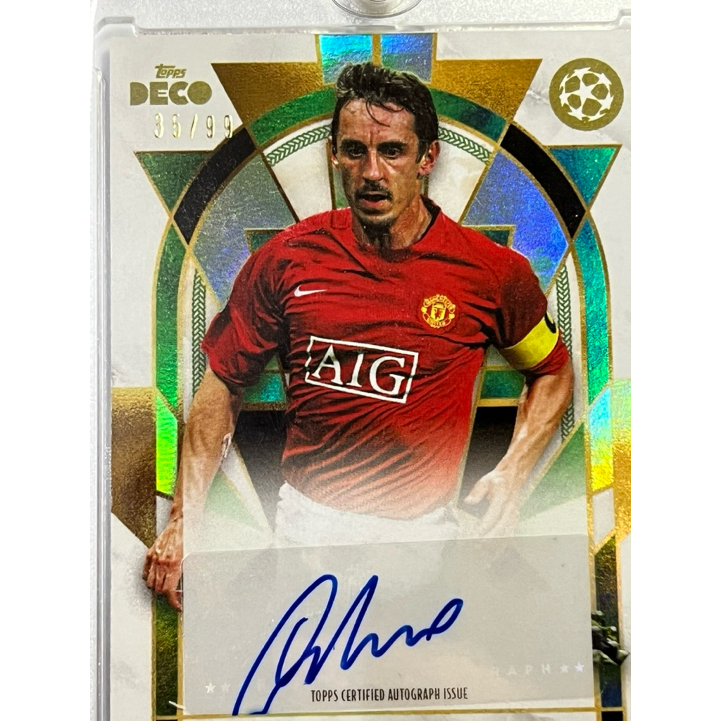 99ใบในโลก!!Gary Neville Football Card Autographsลายเซ็นแกรี่ เนวิลล์ ...