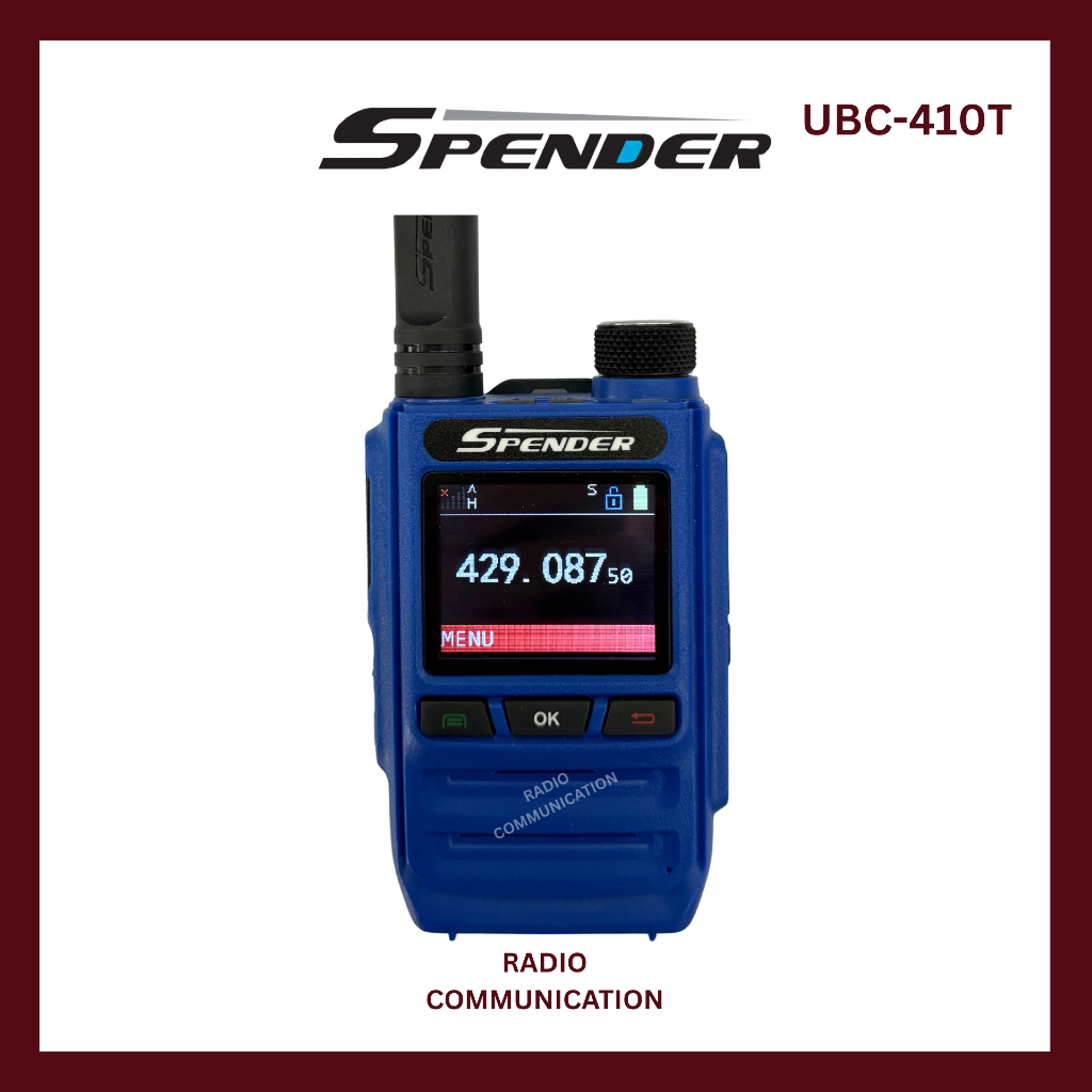 SPENDER รุ่น UBC-410T วิทยุสื่อสารย่าน UHF กำลังส่ง 10 mW (ไม่ต้องขอ ...