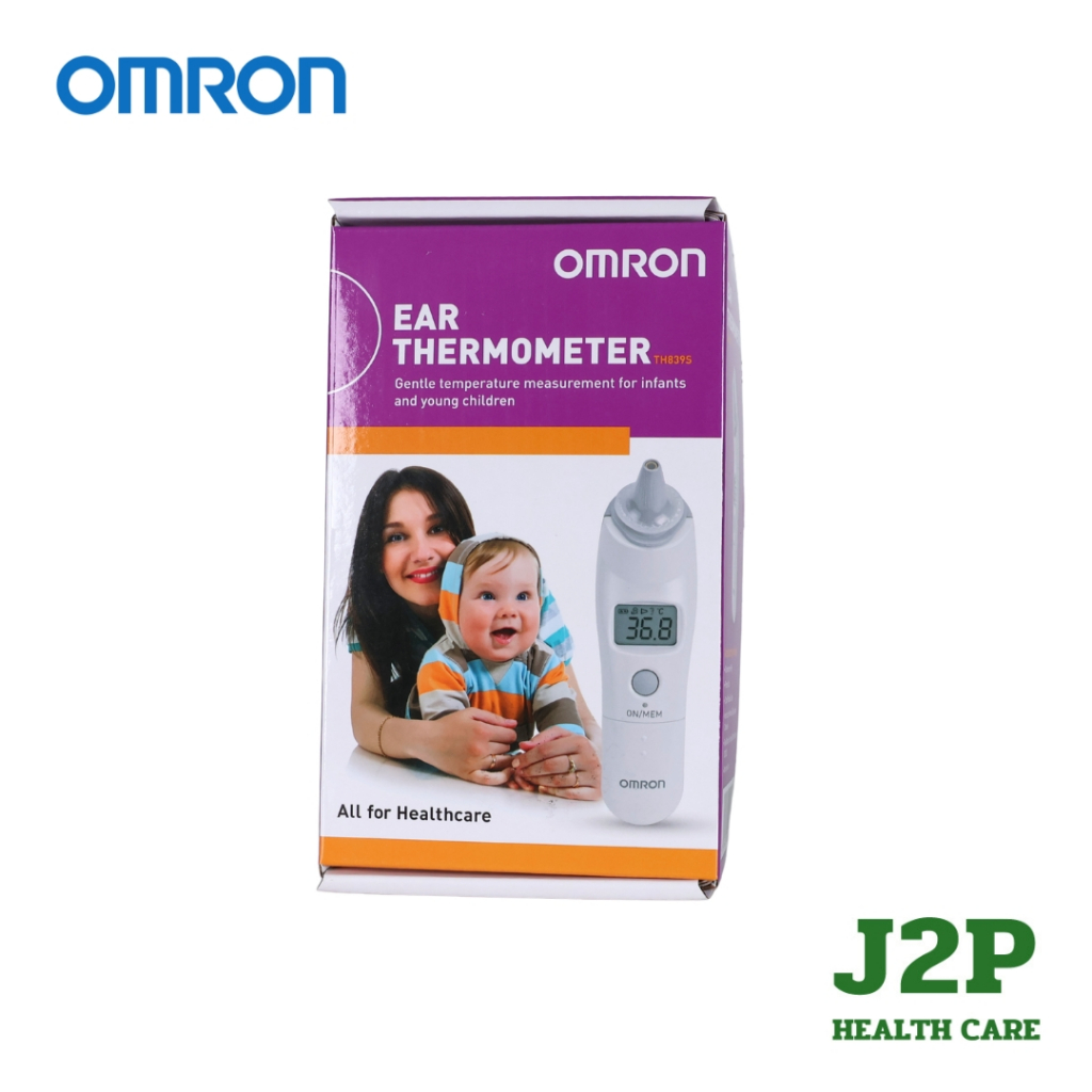 OMRON EAR THERMOMETER เทอร์โมมิเตอร์วัดไข้ทางหู (รุ่น TH839S) | Shopee ...