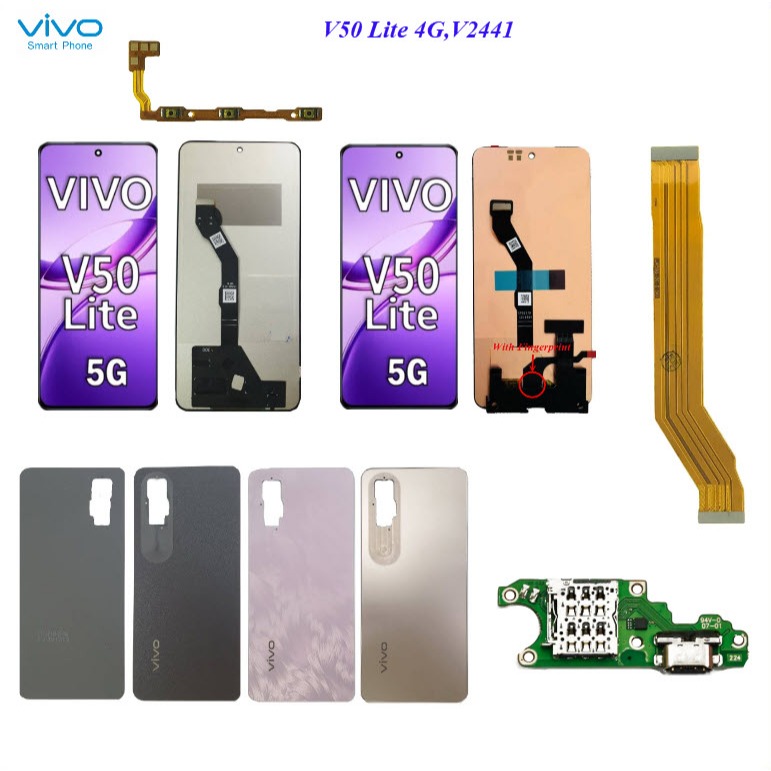 อะไหล่มือถือ Vivo V50 Lite 4G,5G,V2440,V2441/สายแพร/ฝาหลัง | Shopee ...