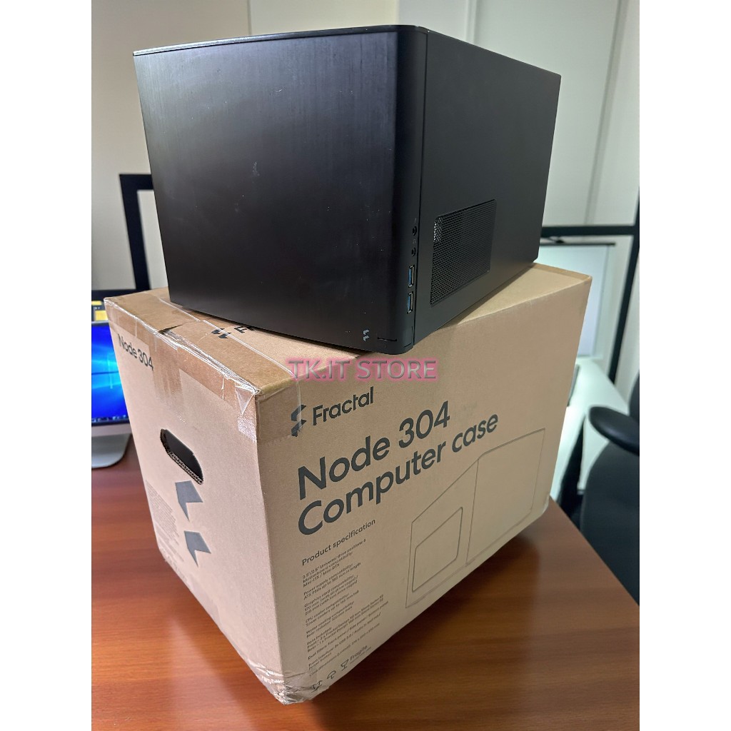 Fractal Design Node 304 Black mini ITX Case, NAS Caseมือสองสีดำสภาพสวย ...