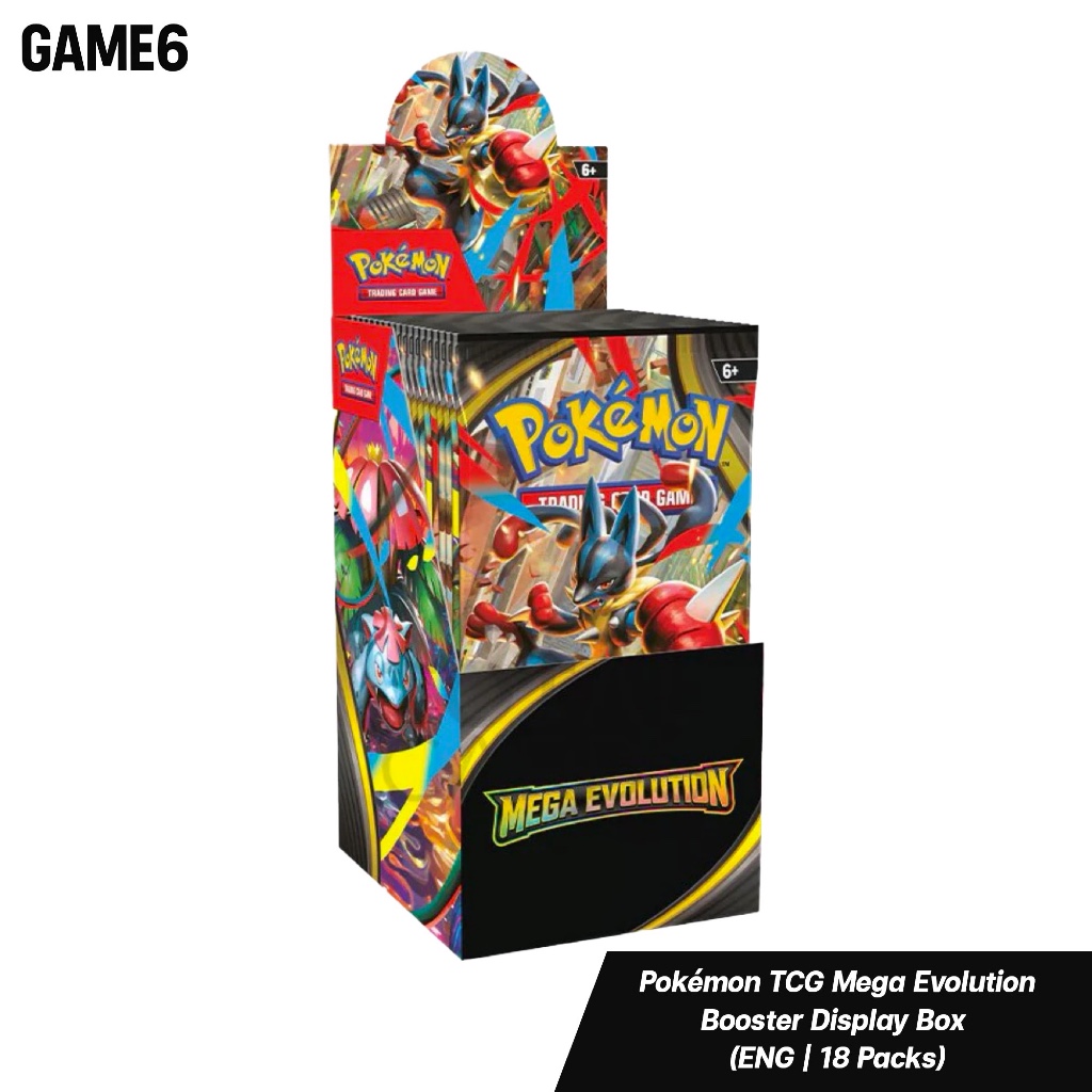 Pokémon TCG Mega Evolution – Booster Display Box (ENG | 18 Packs ...