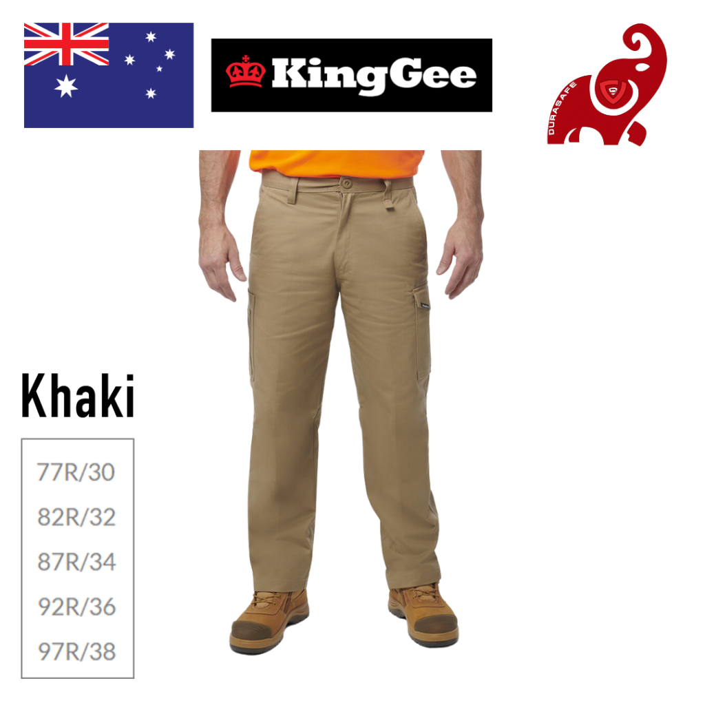 KINGGEE K13800 Workcool 1 Work Pants Khaki | Shopee Thailand