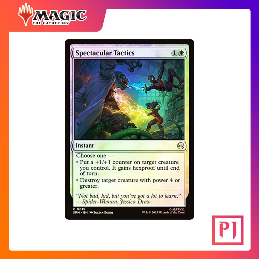 [MTG] Spectacular Tactics [SPM] [WHITE] [COMMON] [FOIL] [ENG] (การ์ดเม ...