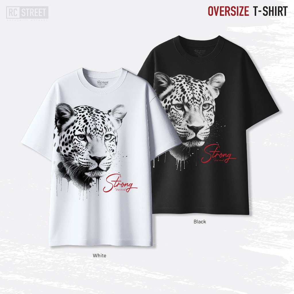 RED CHANNEL เสื้อยืด OVER SIZE TIGER (TRG - 100% COTTON) | Shopee Thailand