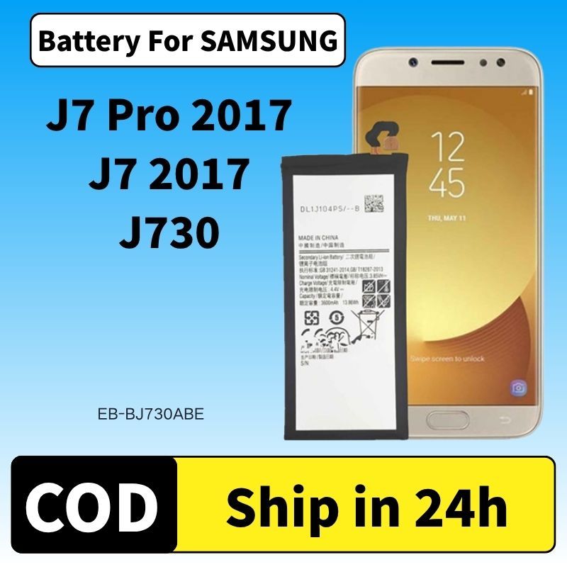 แบตเตอรี่ SAMSUNG J7 Pro 2017 / J7 2017 Battery แบต J730 EB-Bj730ABE ...