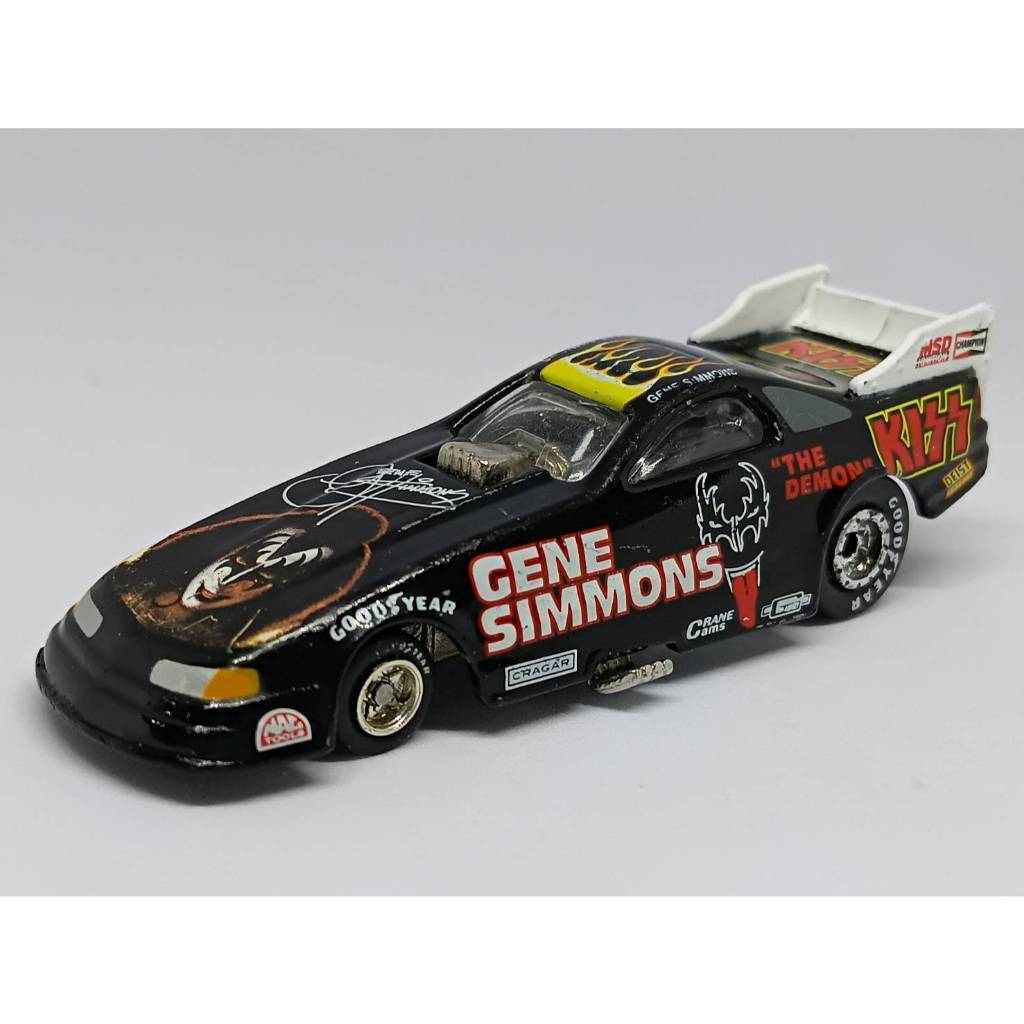 โมเดลรถ Johnny Lightning Kiss Gene Simmons Dodge Daytona NHRA Funny Car ...