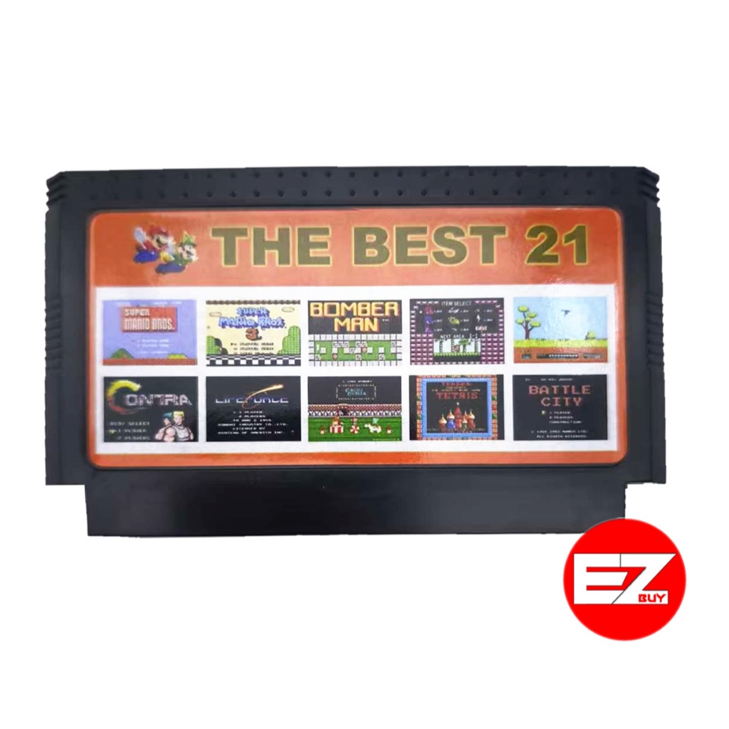 ตลับเกม FC 8 bit The Best 21 | Shopee Thailand