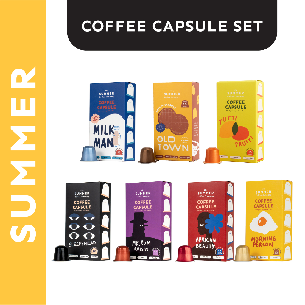 Coffee Capsule Set กาแฟแคปซูล ระบบ Nespresso I The Summer Coffee ...