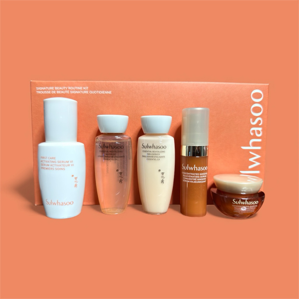 sulwhasoo basic kit 5 items.setบำรุงและฟื้นฟูผิว | Shopee Thailand
