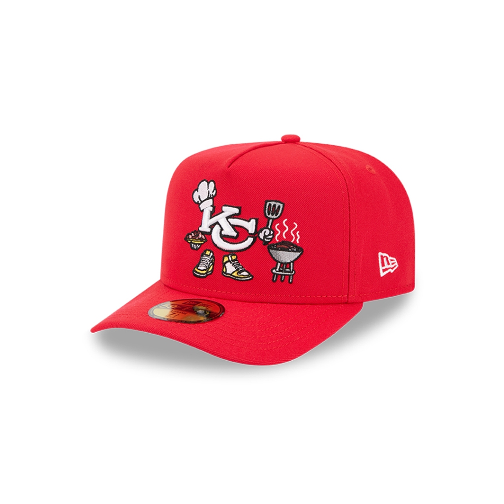 New Era หมวกรุ่น Kansas City Chiefs Nfl Cartoon Scarlet 59Fifty A-Frame ...