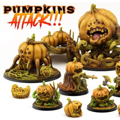 Pumpkins Attack : Collection : Miniature Resin โมเดลบอร์ดเกม ผลิตตาม ...