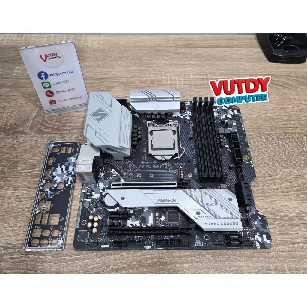 MAINBOARD 1200 ASROCK B460M STEEL LEGEND | Shopee Thailand