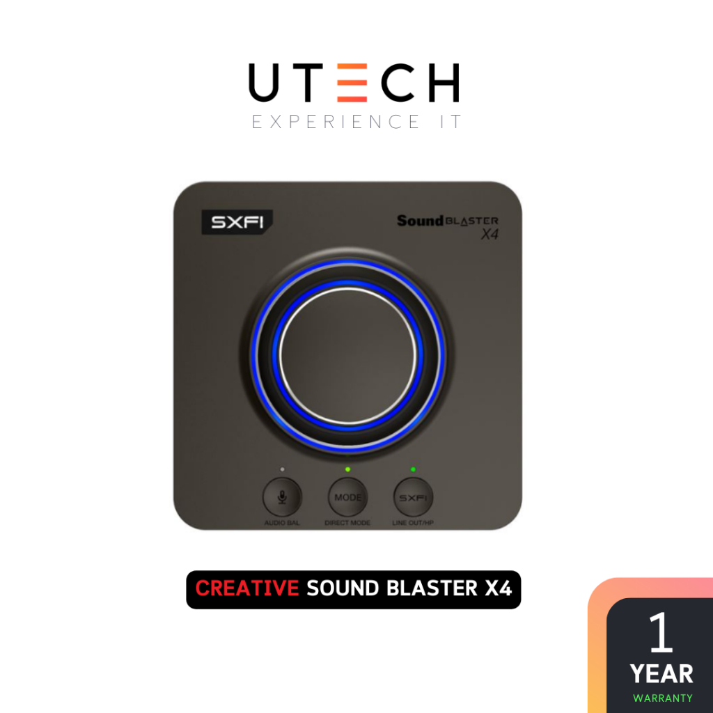 CREATIVE SOUND CARD Sound Blaster X4 External USB Sound Card รองรับ 7.1 ...