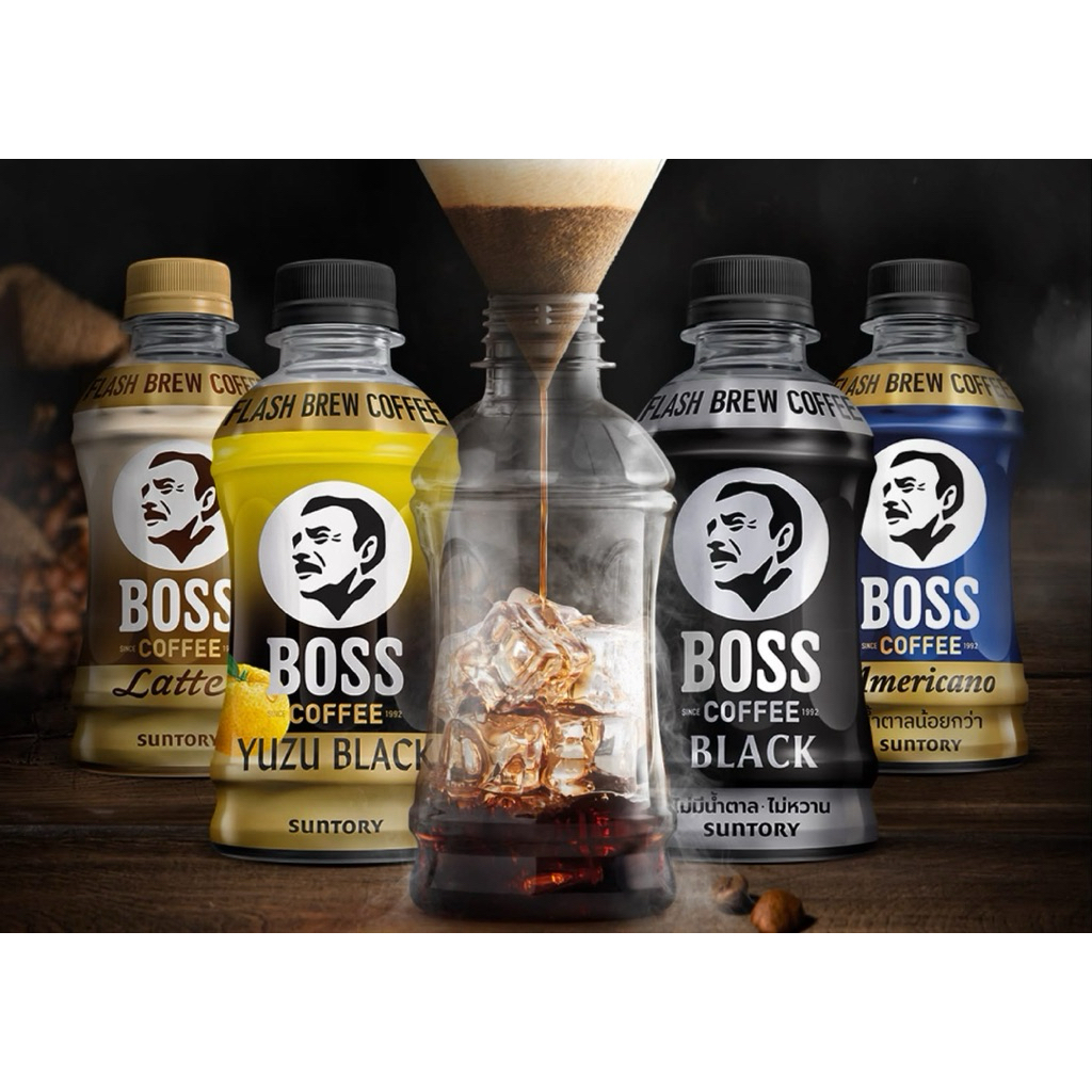 Boss Coffee บอส คอฟฟี่ พร้อมดื่ม Espresso | Yuzu Black | Americano bbf ...