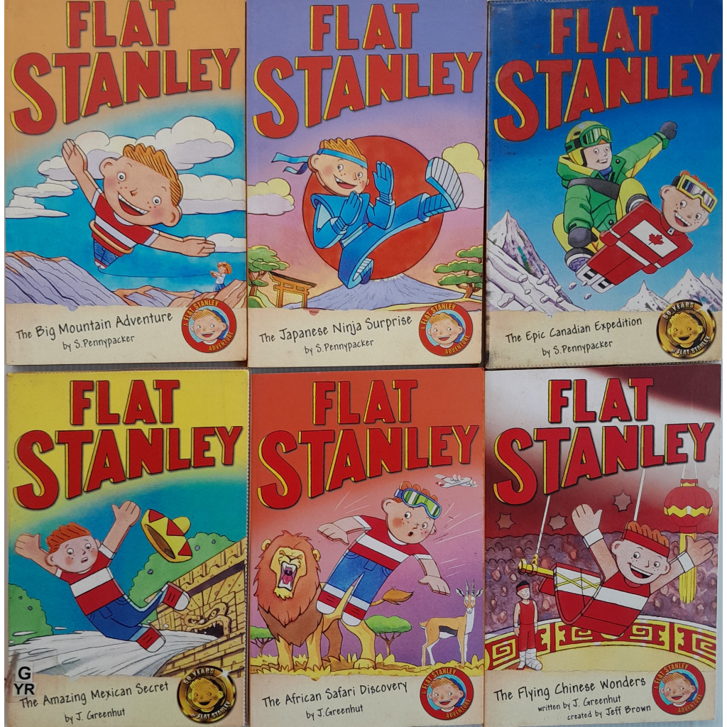 Flat Stanley by Jeff Brown set 2 Simon หนังสือมือสอง ปกอ่อน | Shopee ...