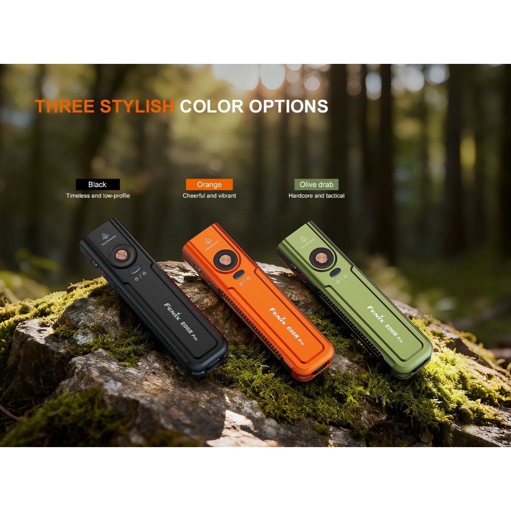 Fenix E06R Pro THREE-LIGHT-SOURCE DUAL-SWITCH CONTROL FLASHLIGHT สินค้า ...