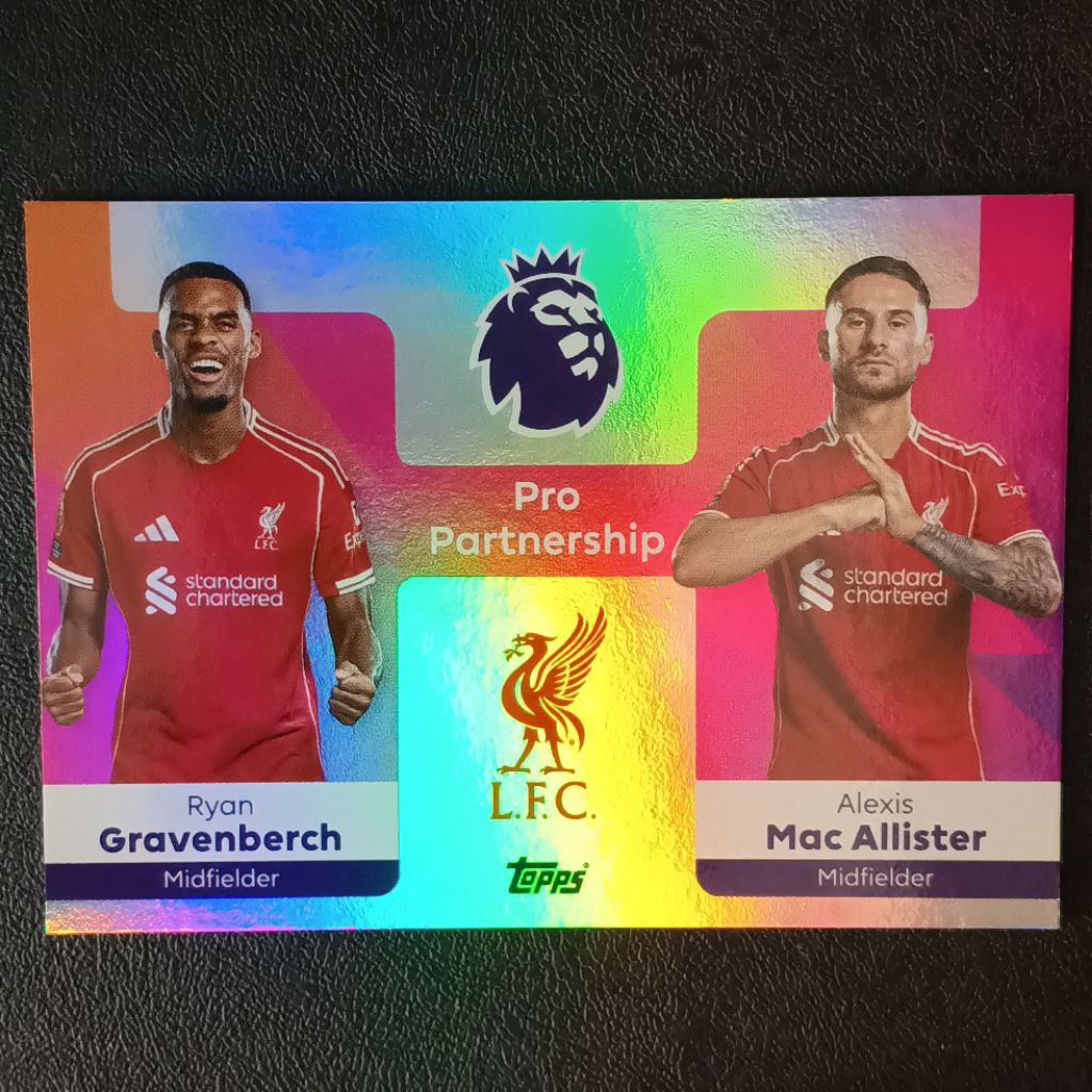 การ์ดฟุตบอล PRO PARTNERSHIP DUO 2025-2026 TOPPS PREMIER LEAGUE SOCCER ...