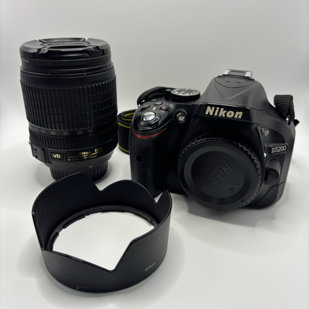 มือสอง Nikon D5200 + kit AF-S Nikkor 18-105mm. VR ใช้งานเต็มระบบ/สภาพดี ...