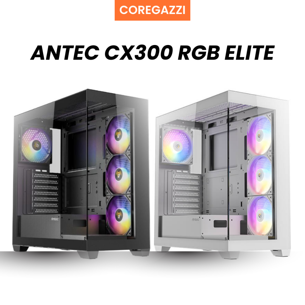 (พร้อมส่ง) เคสคอม ANTEC CX300 RGB ELITE รับประกัน 1ปี | Shopee Thailand