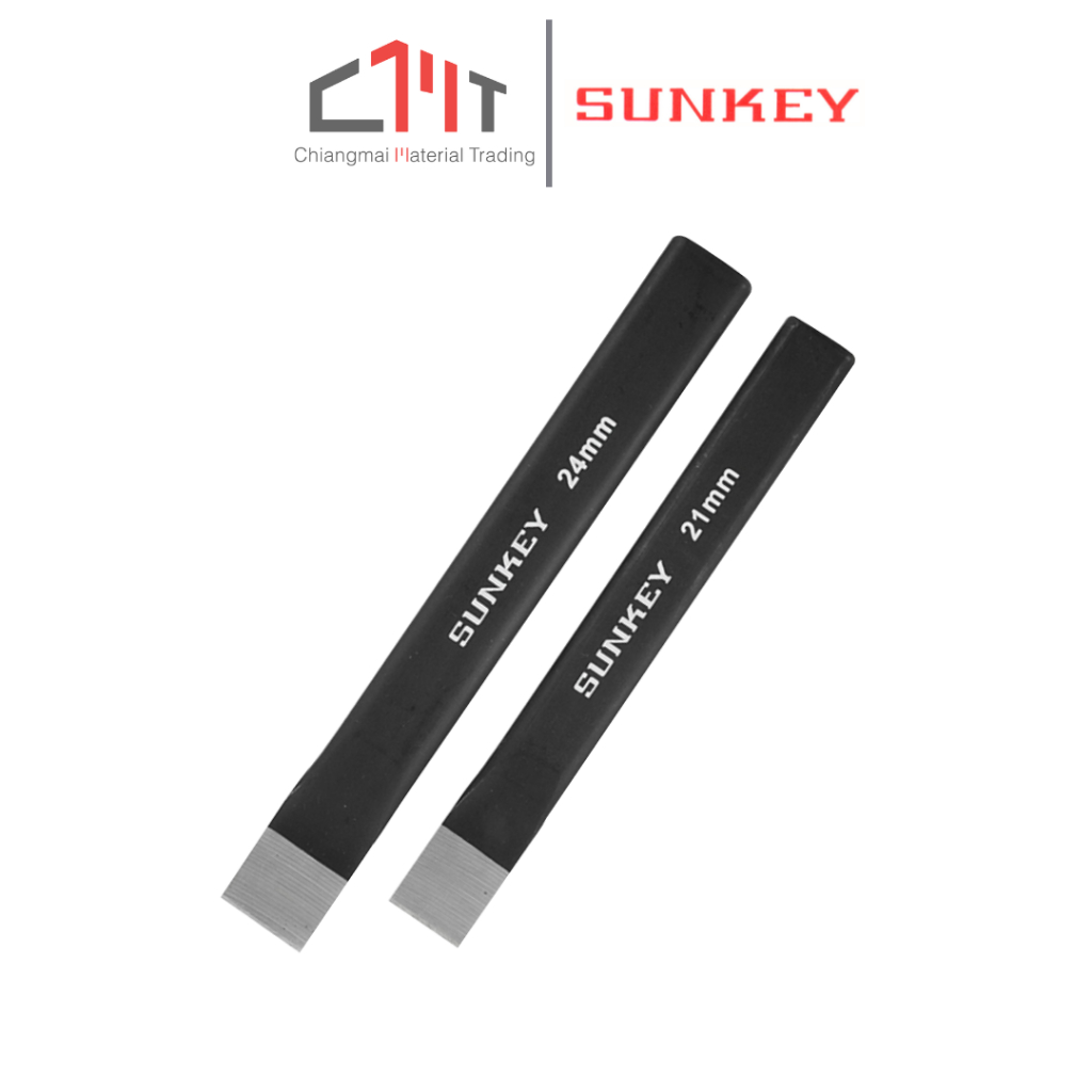 SUNKEY เหล็กสกัดแบน สีดำ ขนาด 15.0mm. - 26.0mm. No.CFE00 | Shopee Thailand