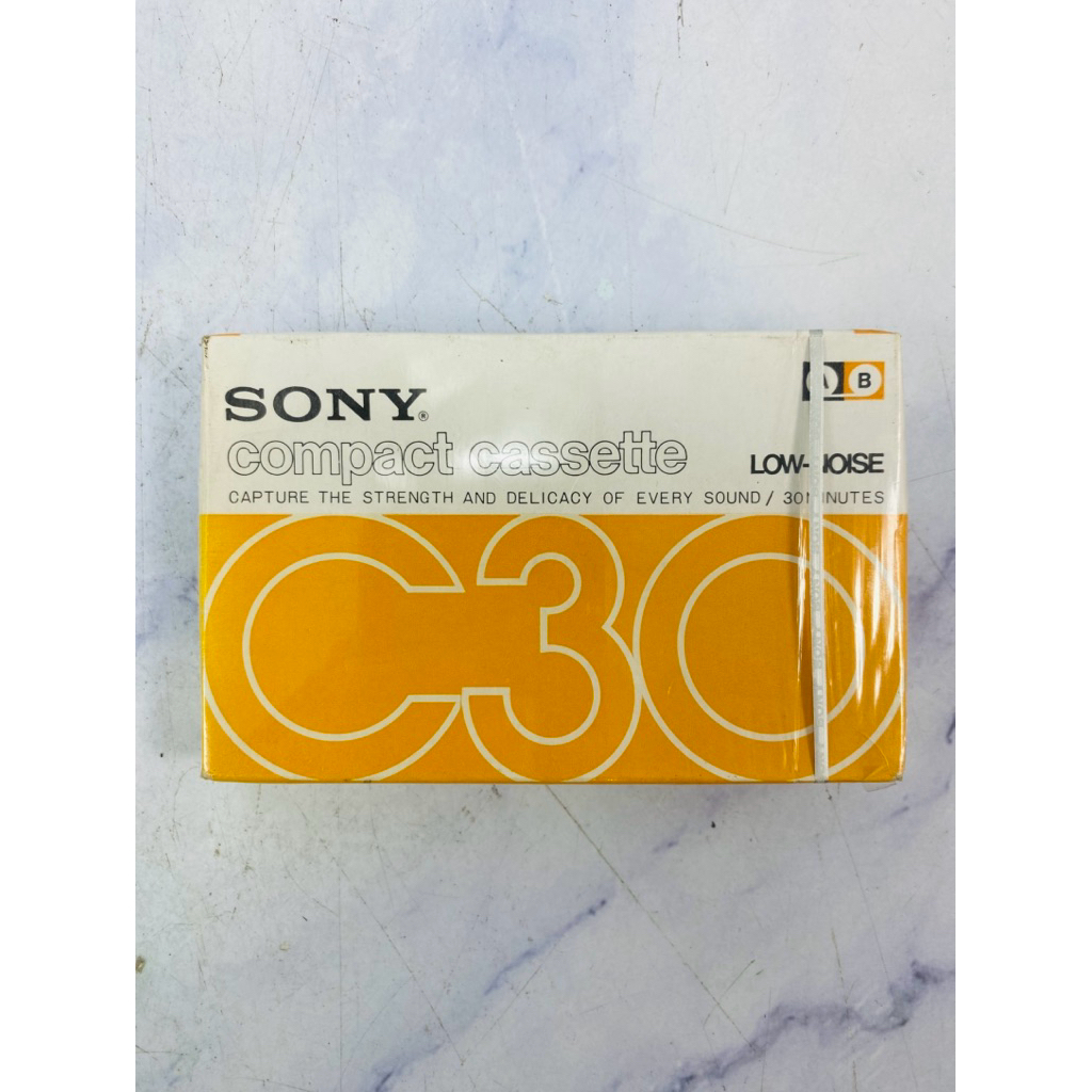 เทปคาสเซ็ตขนาดกะทัดรัด SONY รุ่น C30 MADE IN JAPAN ยังไม่แกะกล่อง ...