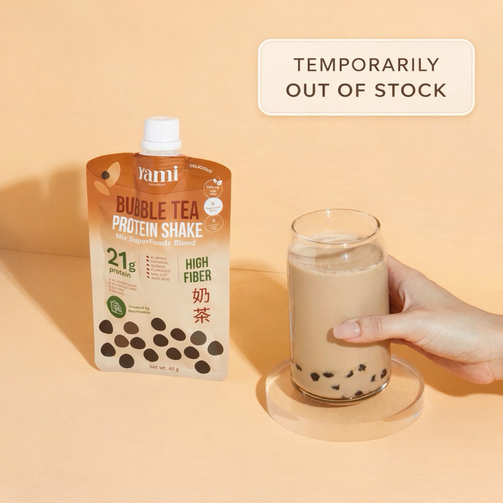 YAMI โปรตีนเชค รสชานมไข่มุก – สินค้าหมดชั่วคราว | Shopee Thailand