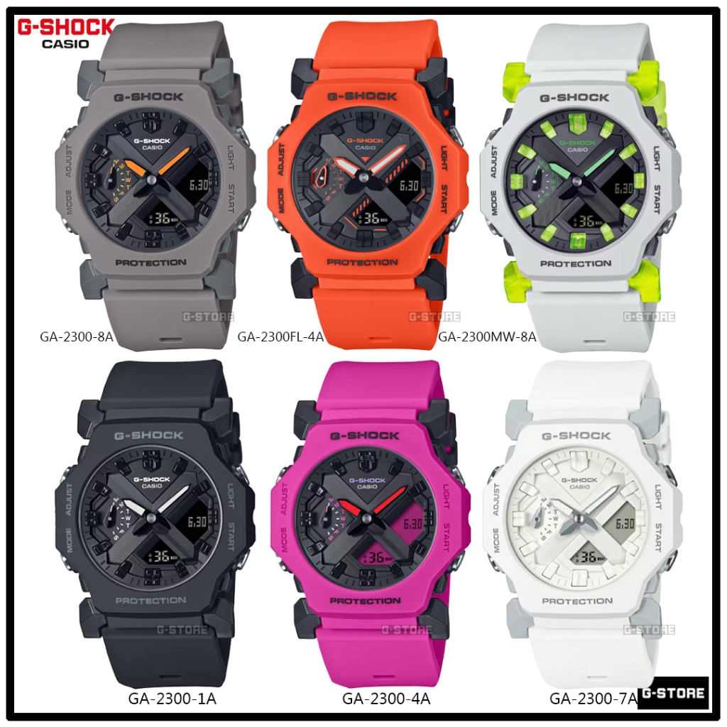 CASIO G-SHOCK รุ่น GA-2300-1 / GA-2300-4 / GA-2300-8 ของแท้รับประกัน 1 ...