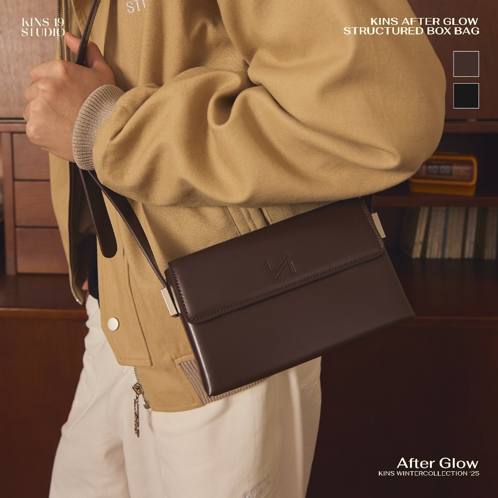 KINS 19 STUDIO | KINS After Glow Structured Box Bag กระเป๋าสะพายข้าง ...