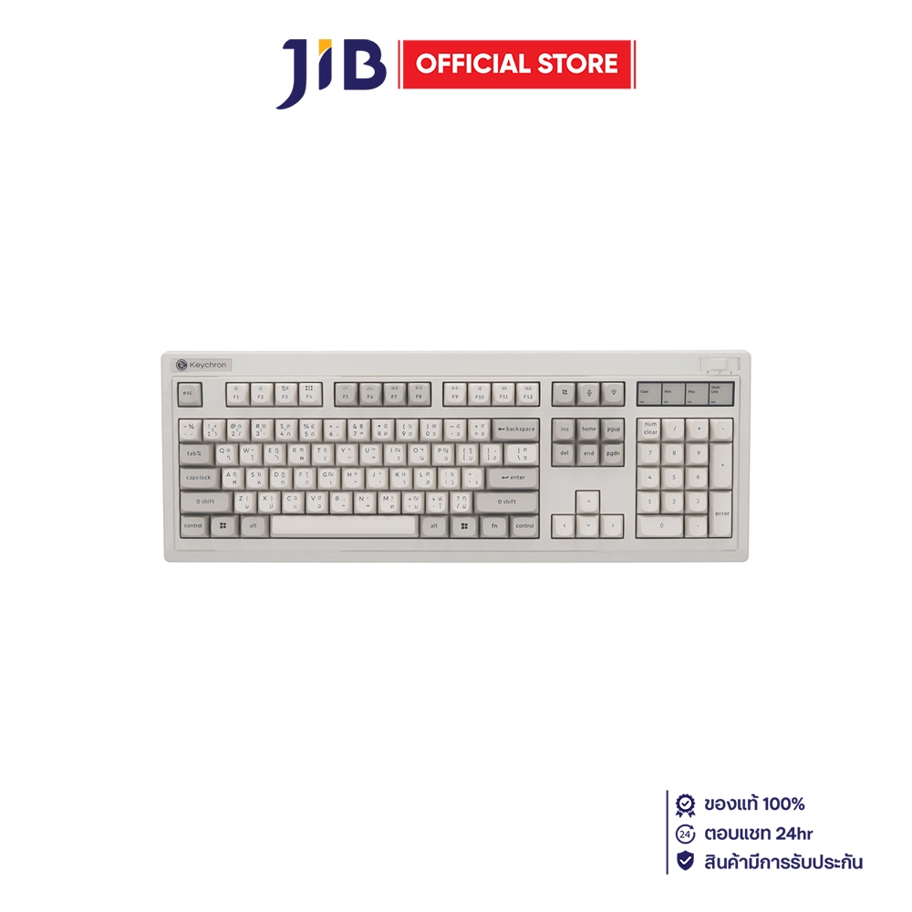 WIRELESS KEYBOARคีย์บอร์ดไร้สาย) KEYCHRON R6 - KEYCHRON RGB EN/TH RETRO ...