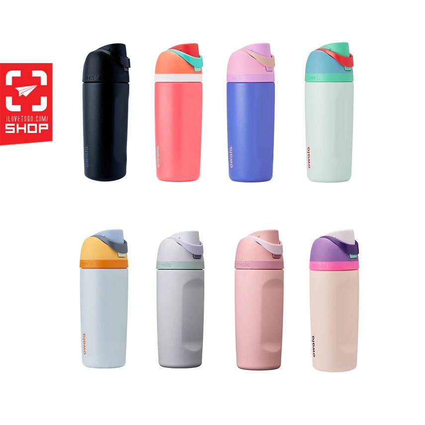 ขวดน้ำเก็บความเย็น Owala - Kid's FreeSip รุ่น Stainless Steel | Shopee ...