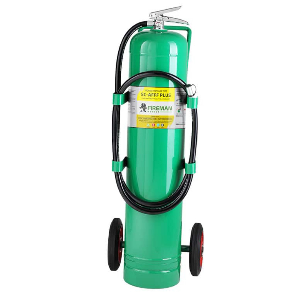 FIREMAN ถังดับเพลิง SC-AFFF PLUS ถังเขียว ขนาด 50 ปอนด์ | Shopee Thailand