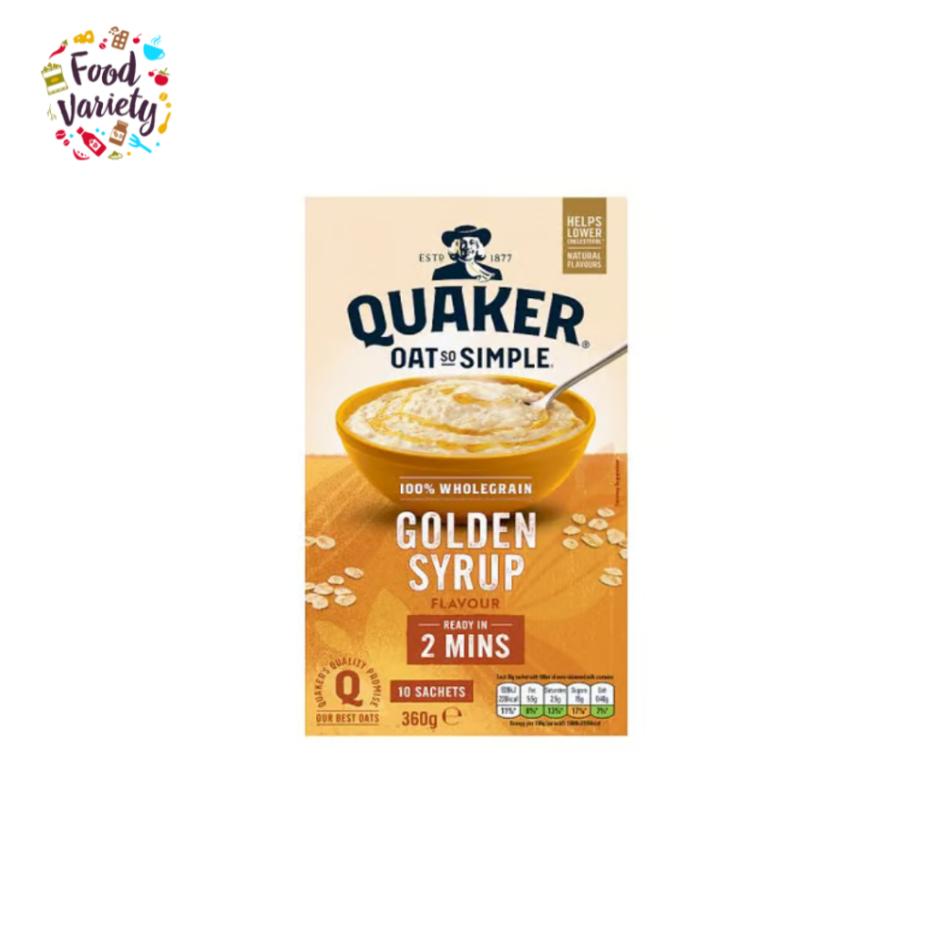 Quaker Oat So Simple Golden Syrup Porridge Sachets 10 Pack 360g ...