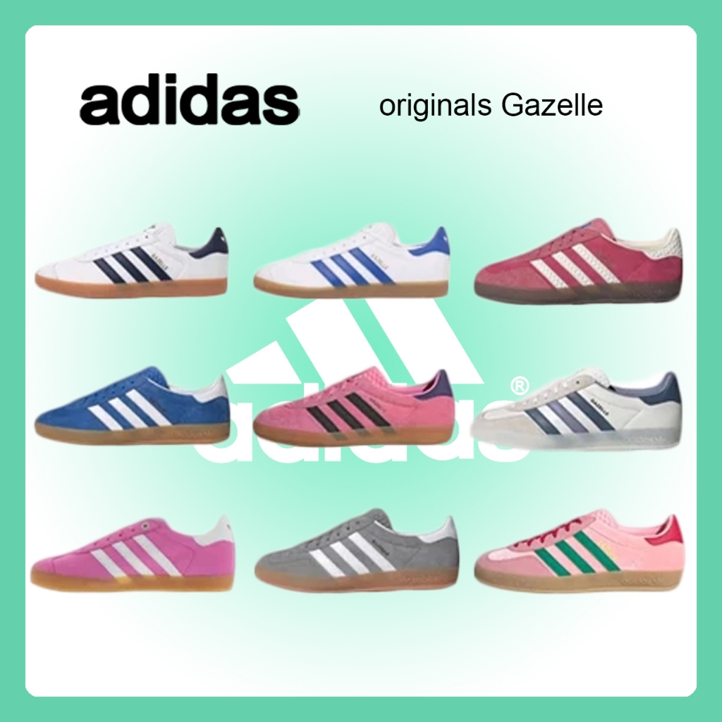 🎉【ของแท้ 100%】Adidas originals Gazelle Indoor รองเท้าลำลองสำหรับชายหญิง ...