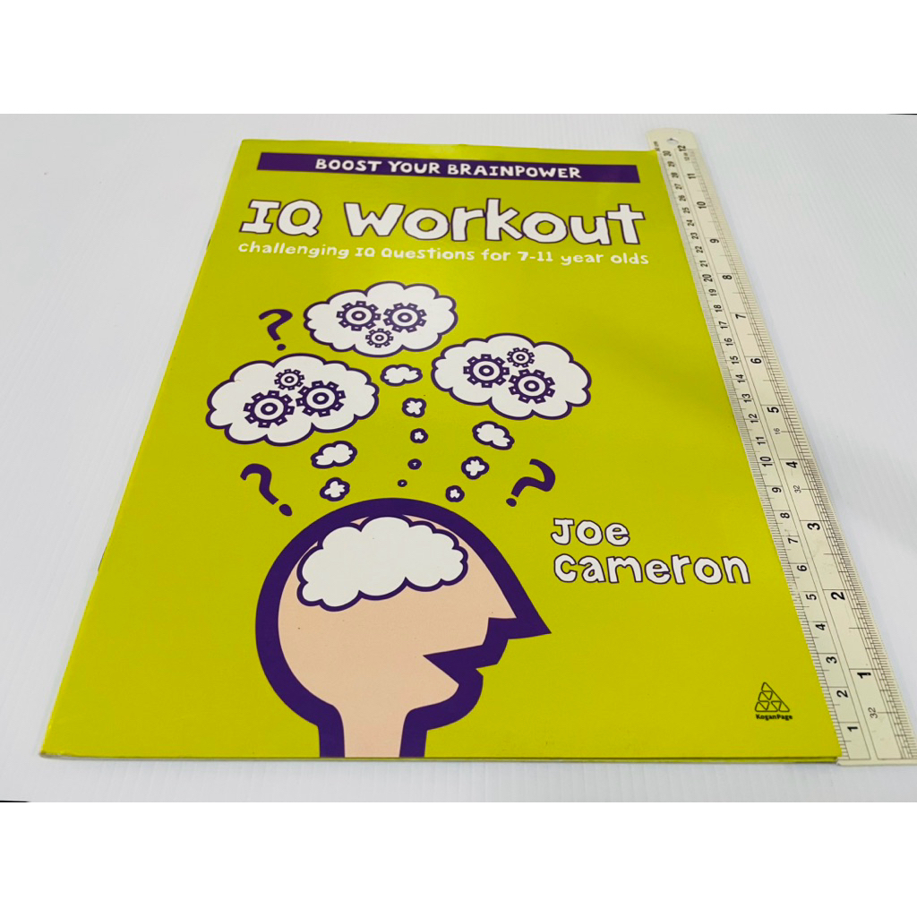 มือสอง หนังสือแบบฝึกหัดพัฒนา IQ IQ Workout Challenging IQ Questions for ...