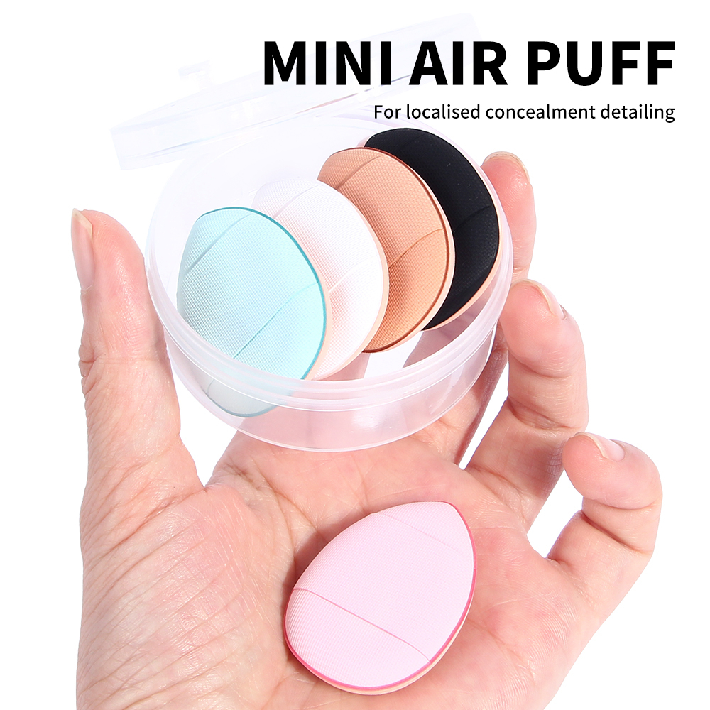 Mini Soft Finger Puff พัฟแต่งหน้าไซส์มินิ พัฟฟองน้ํา ขนาดเล็ก พร้อม ...