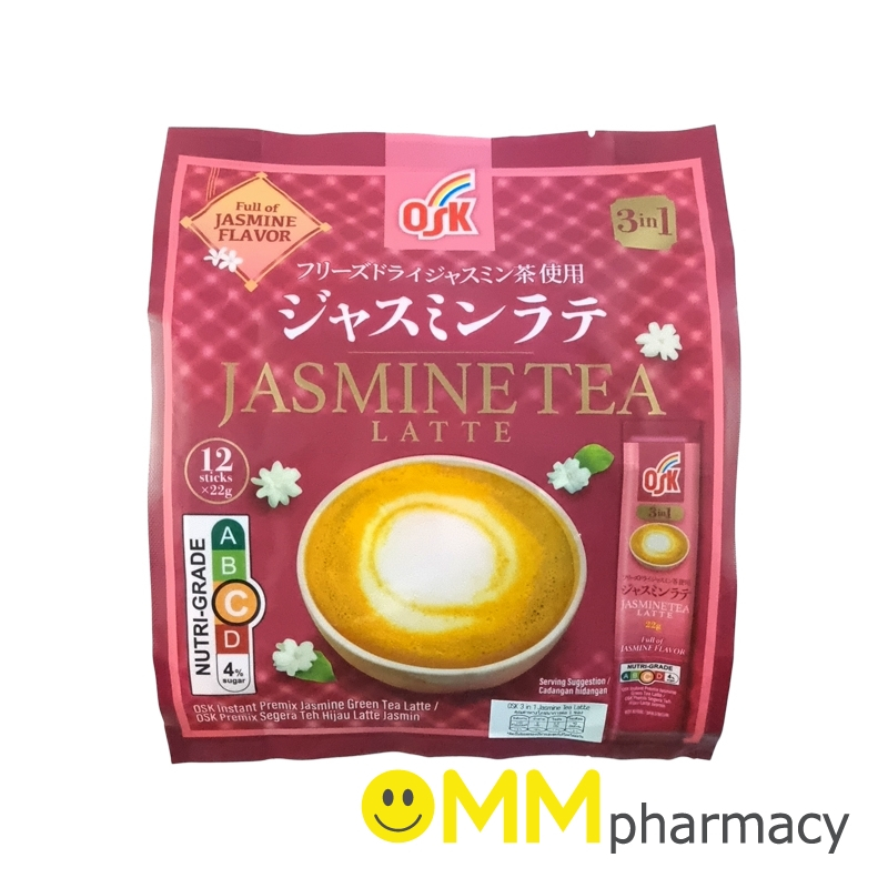 OSK 3IN1 JASMINE TEA LATTE 22G.12ซอง | Shopee Thailand