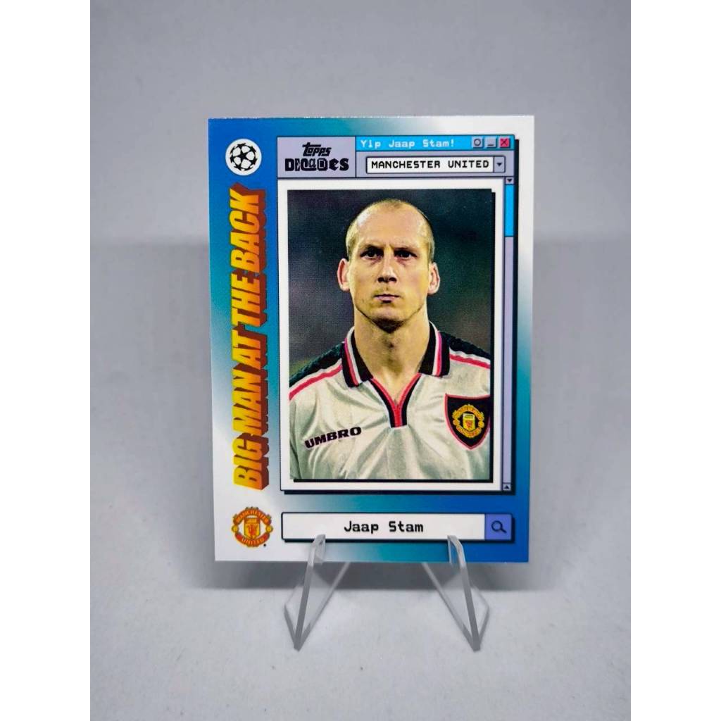 การ์ดฟุตบอล Topps Simplicidad UEFA Club Competitions Jaap Stam Decades ...