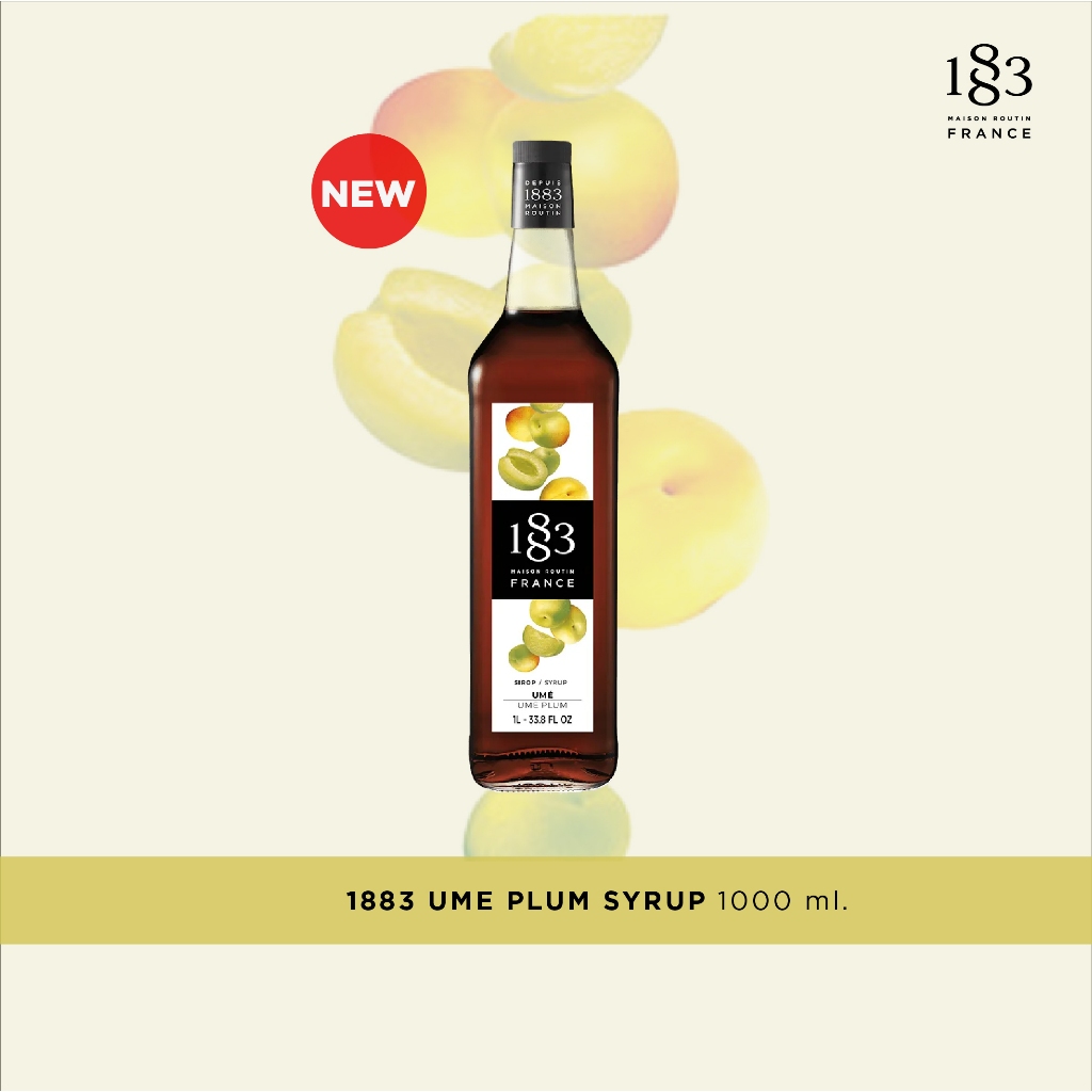 (New Arrival) 1883 Syrup น้ำเชื่อมกลิ่นบ๊วย 1000 มล. (1883 UME PLUM ...