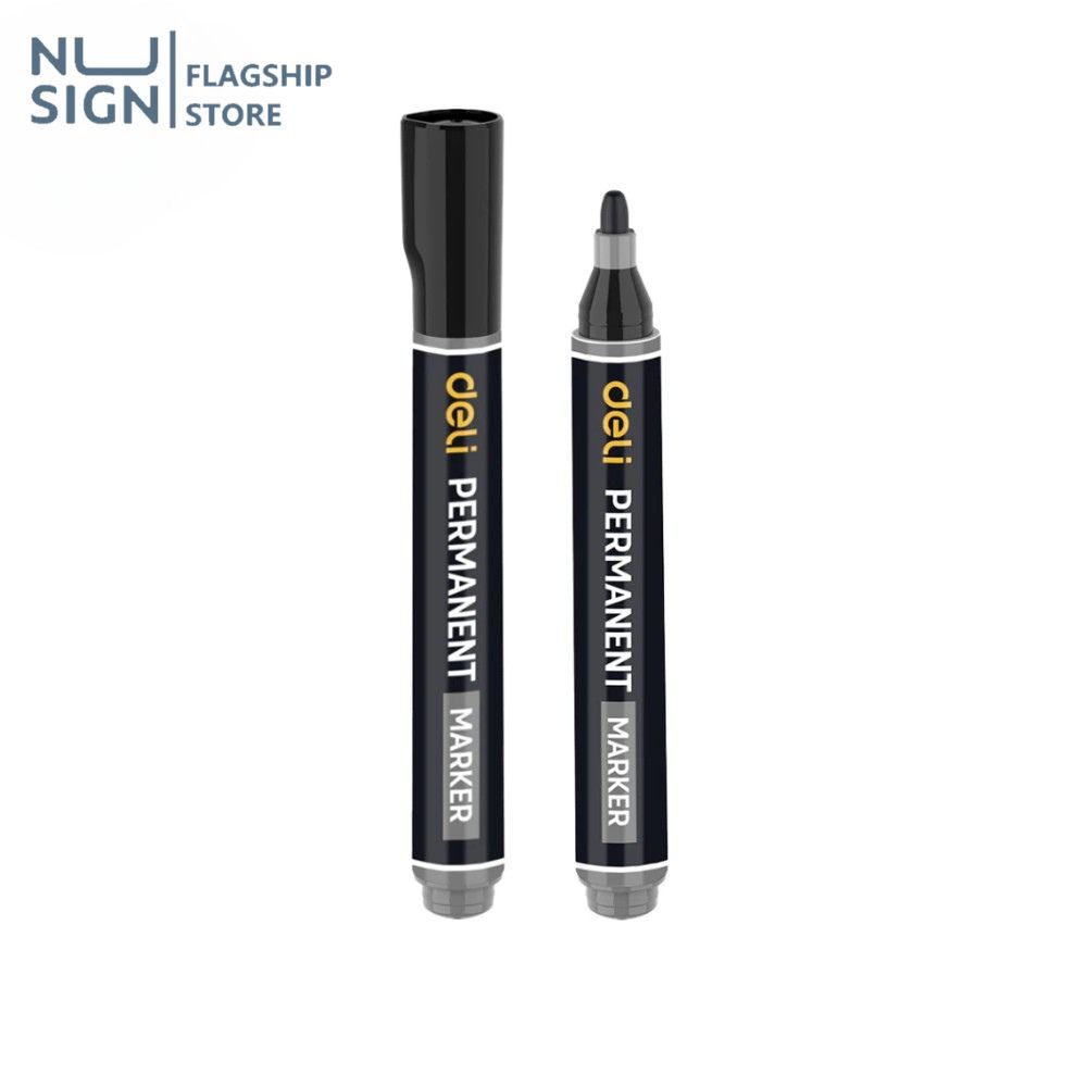 Nusign ปากกามาร์คเกอร์ปากกามาร์คเกอร์หัวกลม แห้งเร็ว กันน้ำ อุปกรณ์ ...