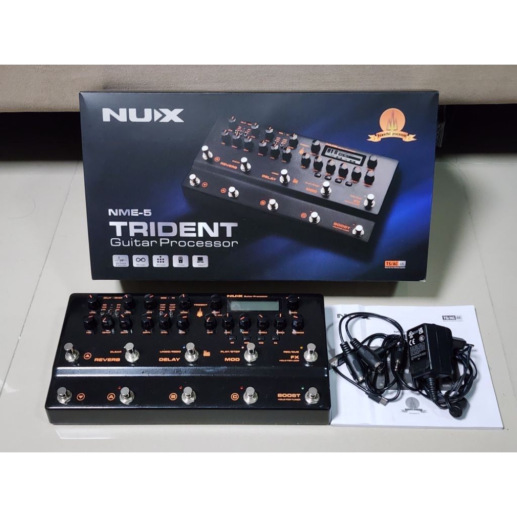 Nux Trident multi effect (มือสอง) สภาพดี อุปกรณ์ครบกล่อง | Shopee Thailand