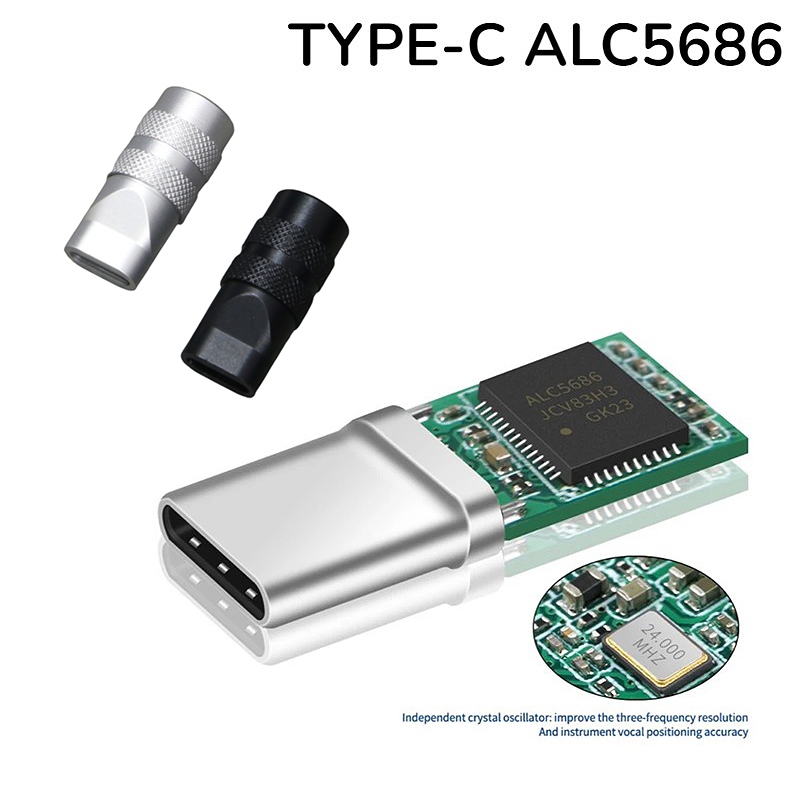 ALC5686 Chip Type-C Digital Audio Headphone Plug DAC Decoding Lossless ...