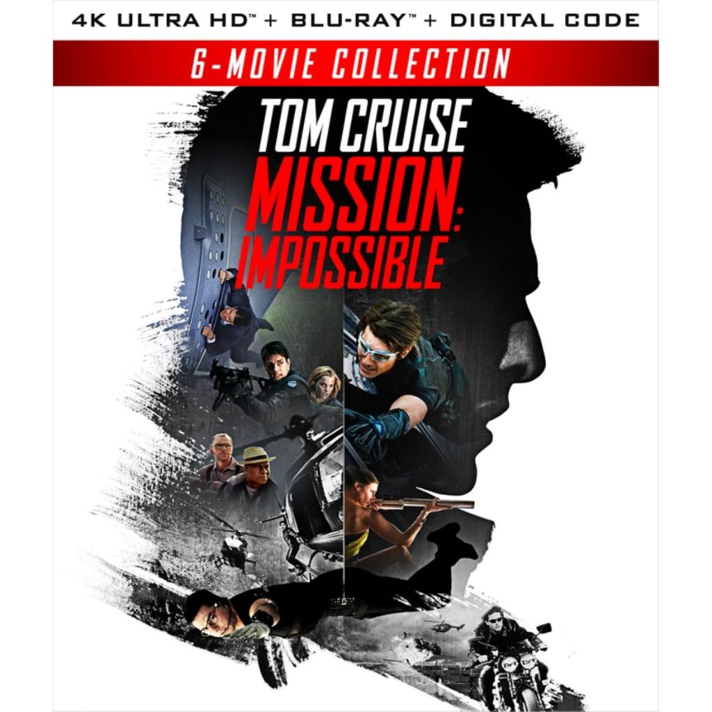 Mission: Impossible 6-Movie Collection (4K UHD + Blu-ray + Digital ...