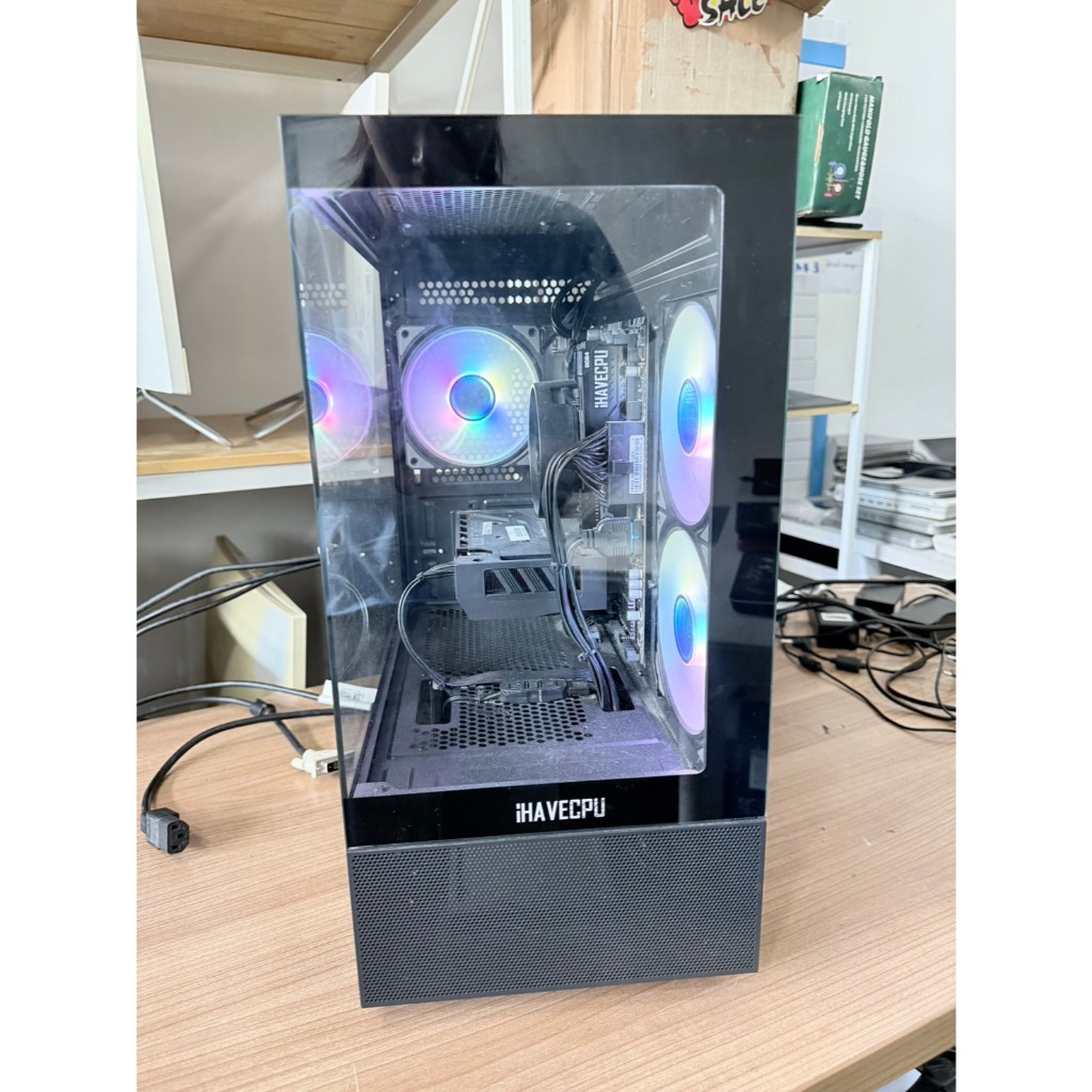 PC ประกอบ เคส I have CPU Ryzen 5 5600 Ram 8GBX2 2 SSD M.2 256GB RTX4060 8GB | Shopee Thailand
