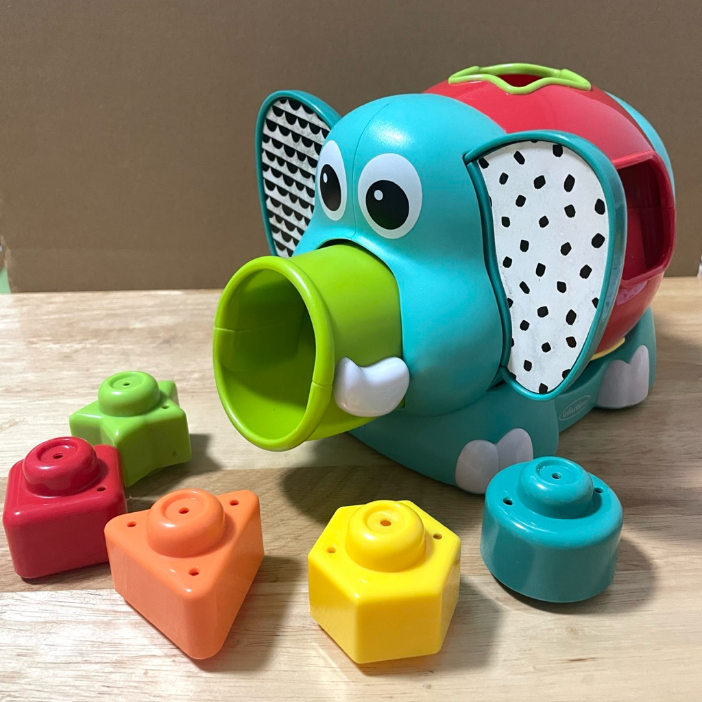 ส่งต่อ Infantino JUMBO SHAPE SORTER ของเล่นเสริมพัฒนาการ(ตัวบล๊อค,ช้าง ...