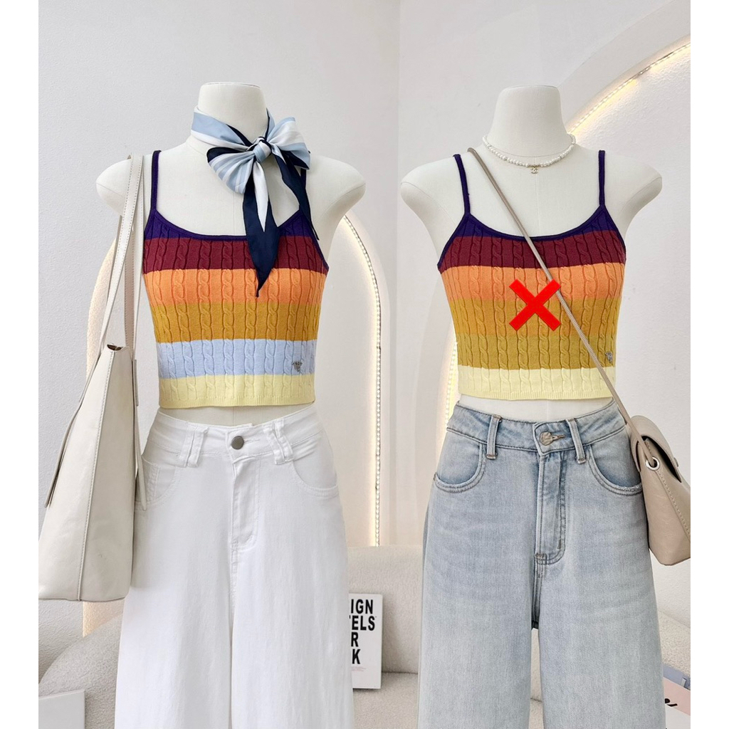 #Waya สายเดี่ยวสายใจ ตัวนี้เบยจ้า งานไหมพรมนำเข้าแต่งอะไหล่waya สวยยืด ...