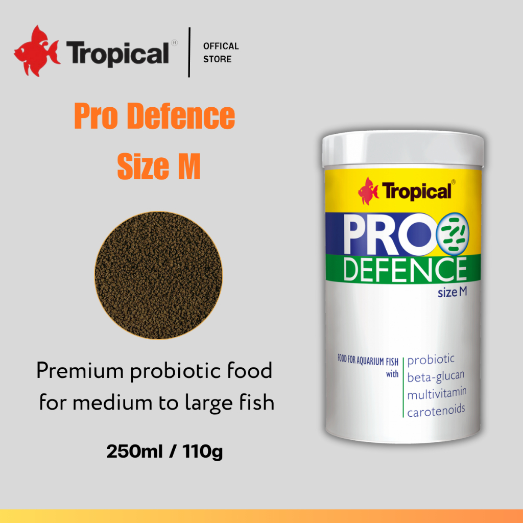 Tropical Pro Defence Size M – 250ml / 110g อาหารปลาพรีเมียมเสริม ...