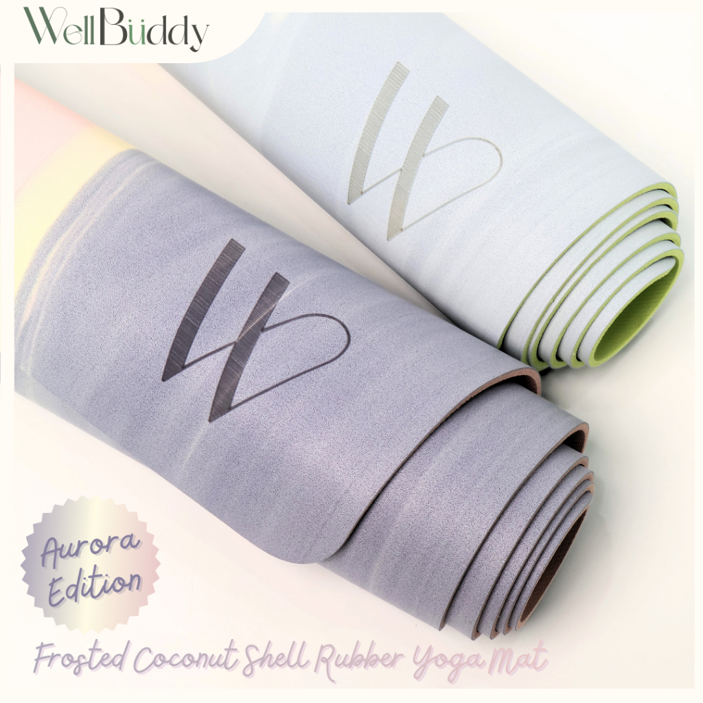 [New in Nov] WellBuddy เสื่อโยคะยางพารา Natural Rubber ผิวสัมผัส ...