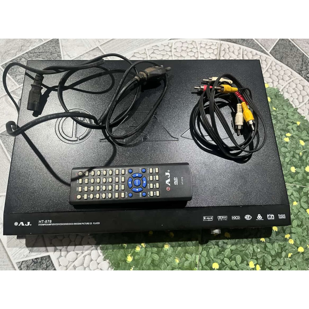 เครื่องเล่น Dvd Vcd Blu ray AJ รุ่น HT-878 ใช้งานเต็มระบบ อ่านได้ทุก ...