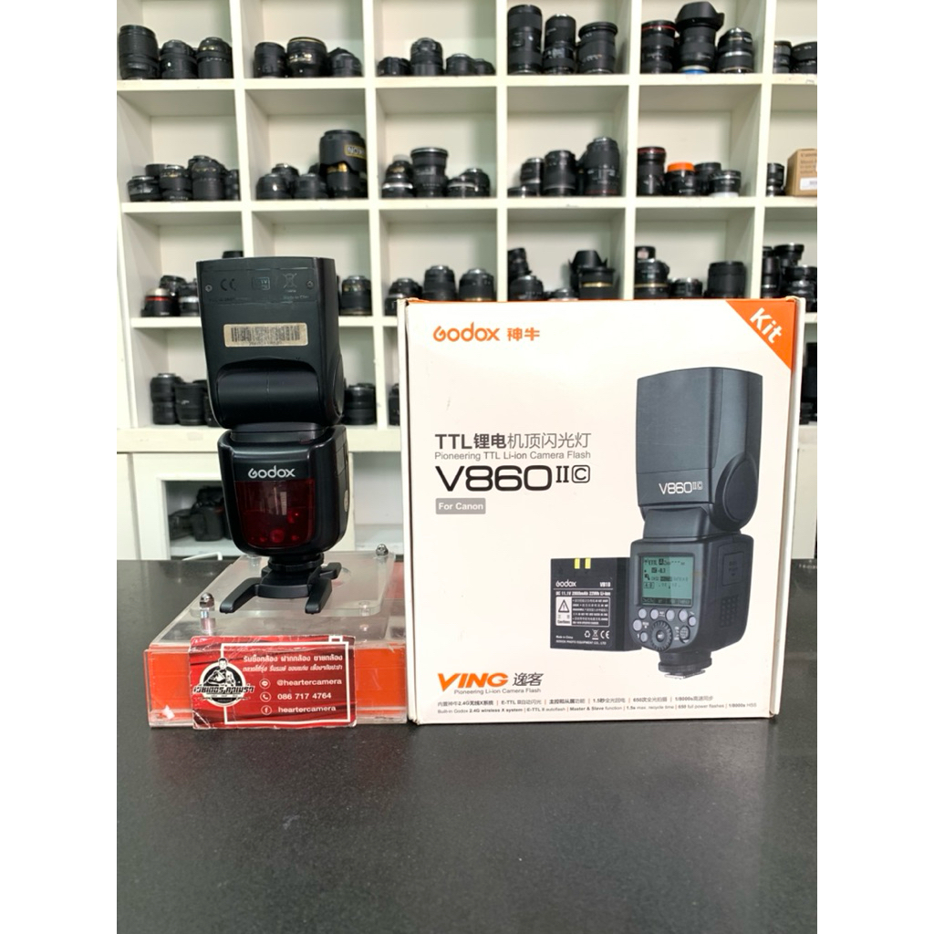 GODOX V860 II C. FOR CANON ตำหนิ จอดำ ใช้งานปกติ | Shopee Thailand